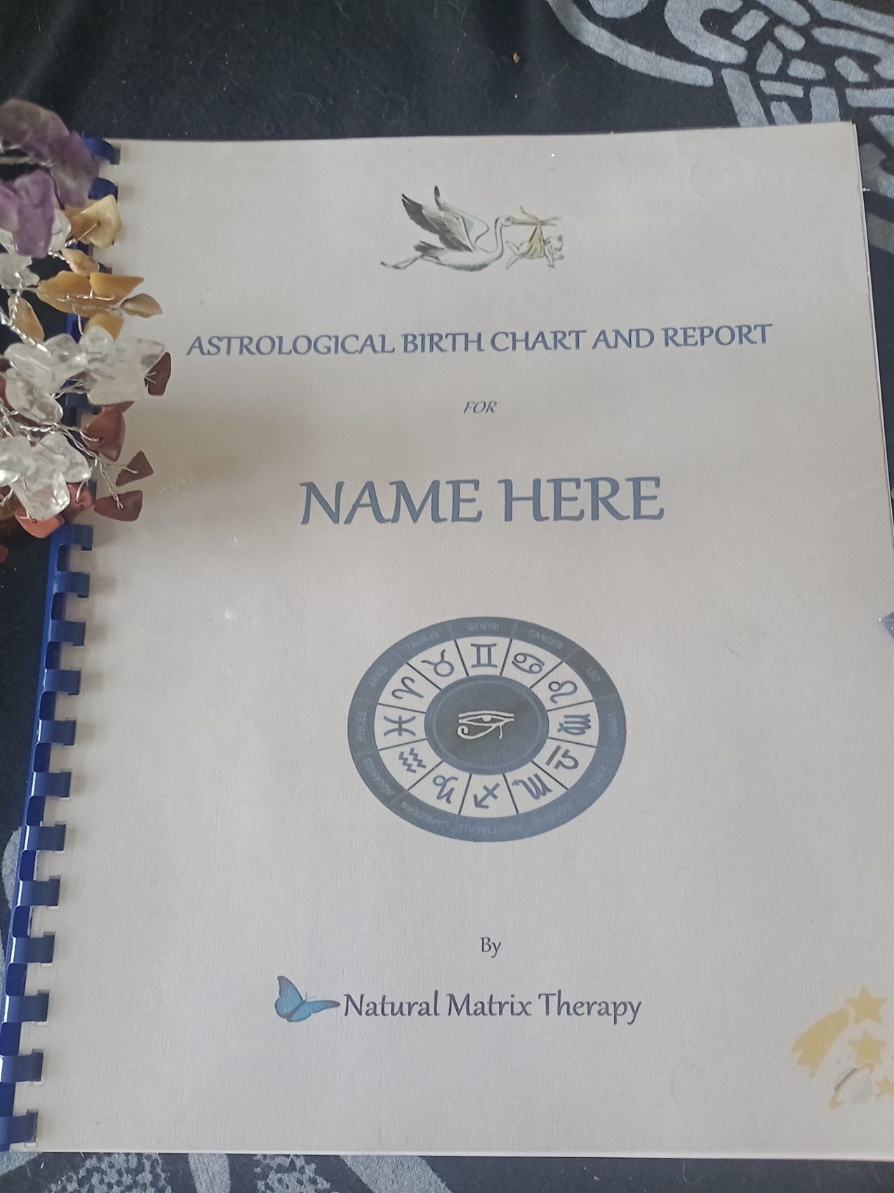 ASTROLOGICAL BIRTH CHART AND REPORT – Natural Matrix Therapy