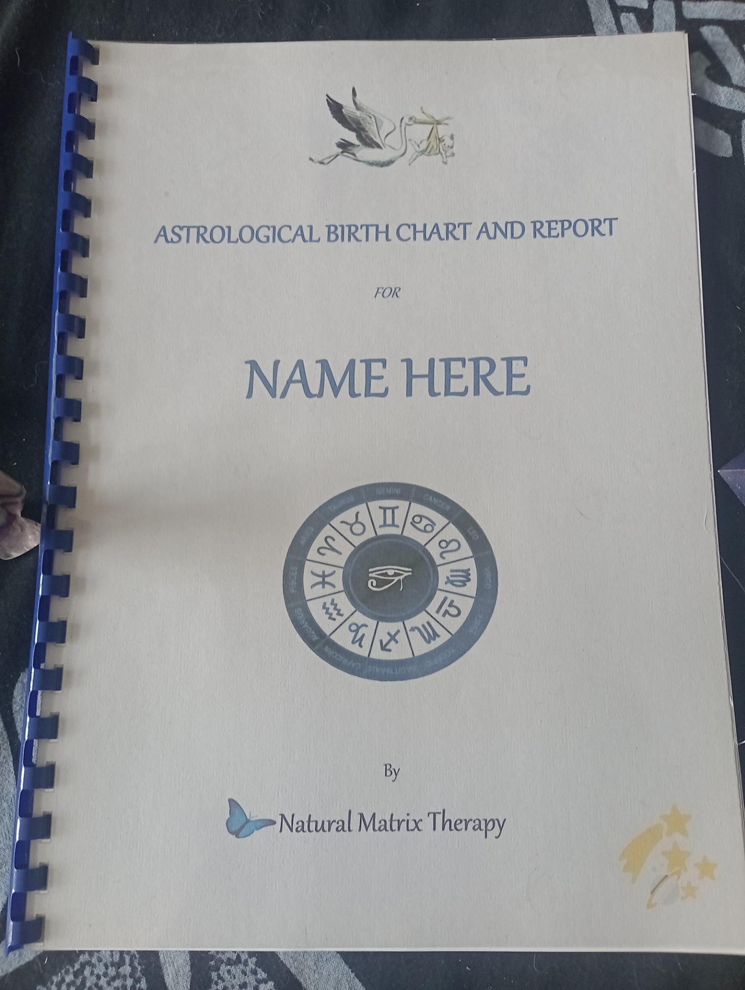 ASTROLOGICAL BIRTH CHART AND REPORT – Natural Matrix Therapy